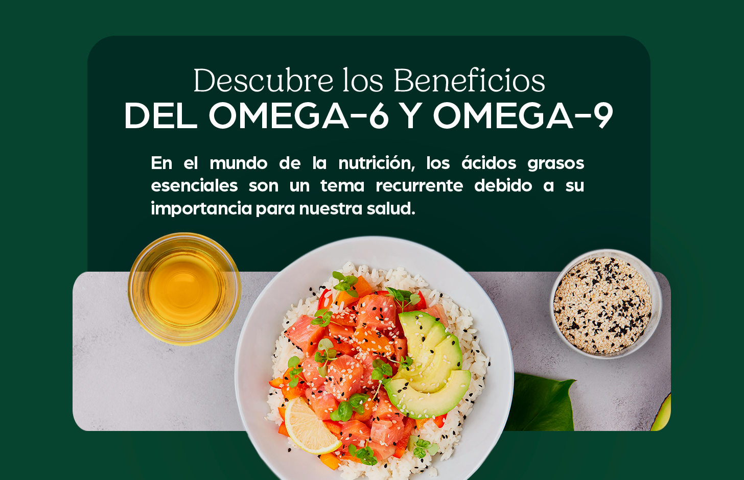 OMEGA 6 Y 9 – SESAJAL ® | Nutrimos Vidas, Desarrollando Soluciones Sustentables